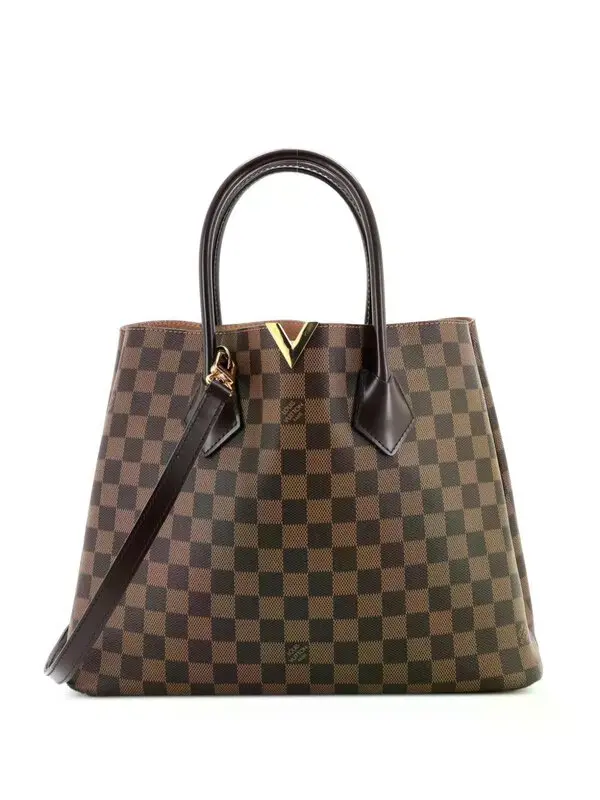 LOUIS VUITTON Kensington Damier Tote Bag - Brown