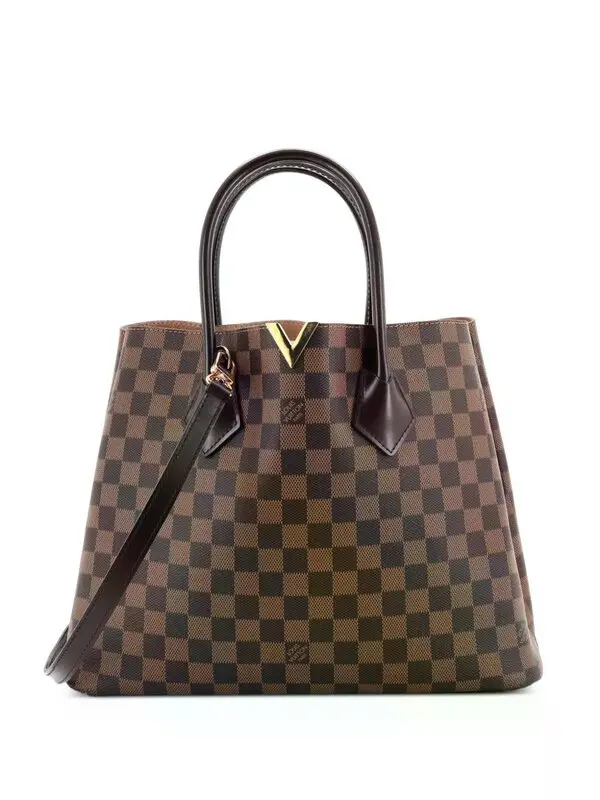 LOUIS VUITTON Kensington Damier Tote Bag - Brown