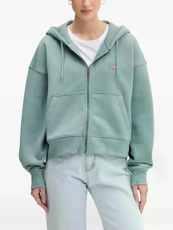 Dickies Oakport Logo-patch Zip-up Hoodie