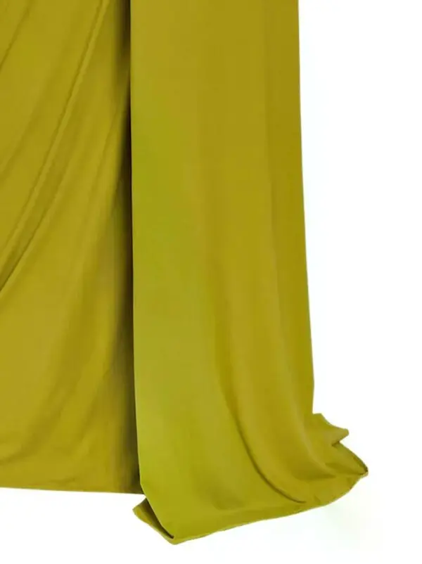 DEME Daphne Draped Asymmetric-design Maxi Dress