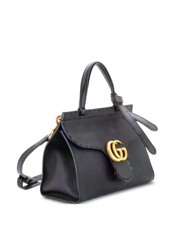 Gucci Gg Marmont Mini Satchel - Black