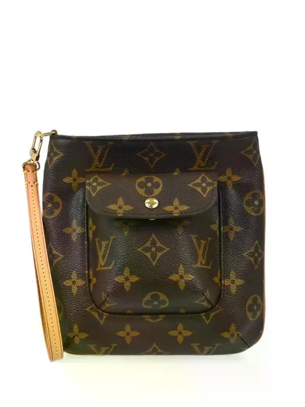 LOUIS VUITTON 2002 Partition Monogram Clutch Bag