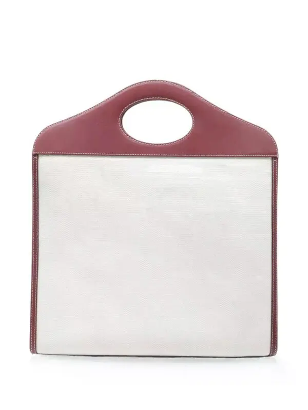 Burberry Pocket Canvas Tote Bag