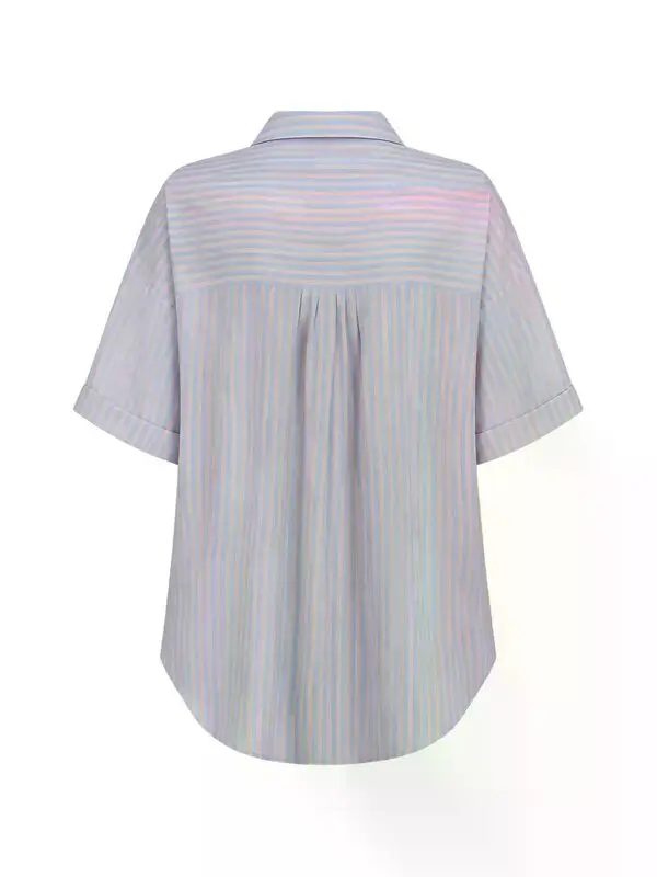 WESTEENE Short Sleeve Striped Shirt