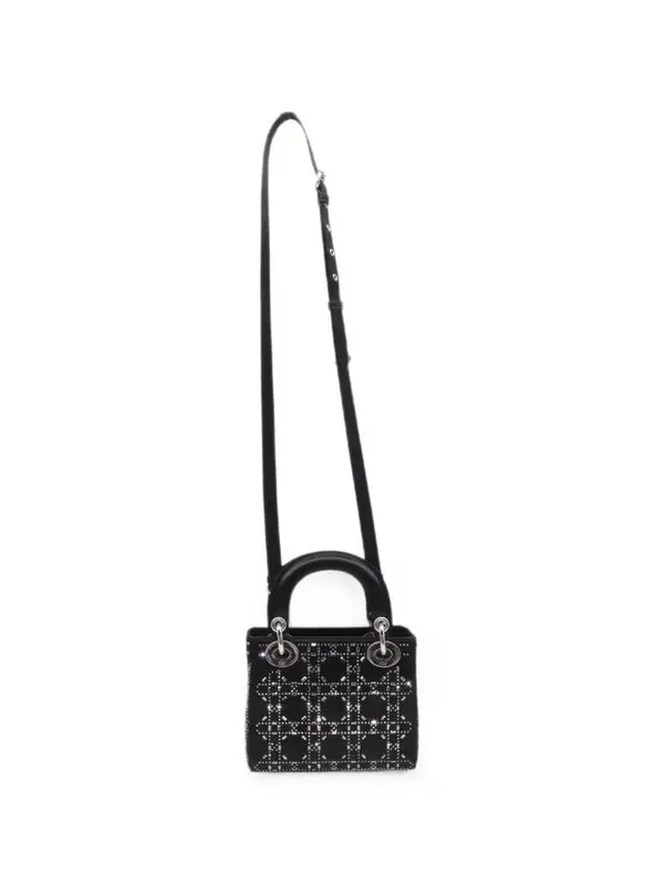 Dior Mini Lady Strass Cannage Tote Bag