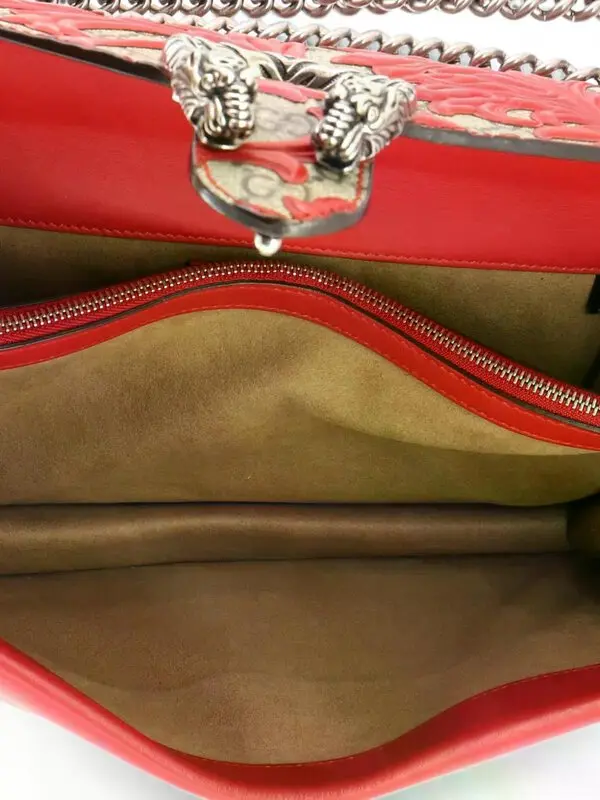Gucci Dionysus Bag Arabesque Gg Coated Canvas Small Shoulder Bag