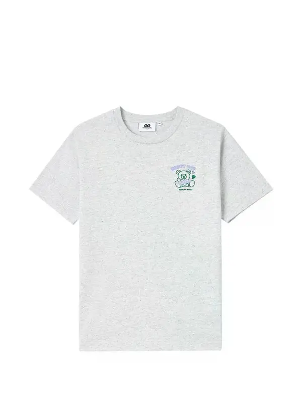 CHOCOOLATE Bear-print Cotton T-shirt