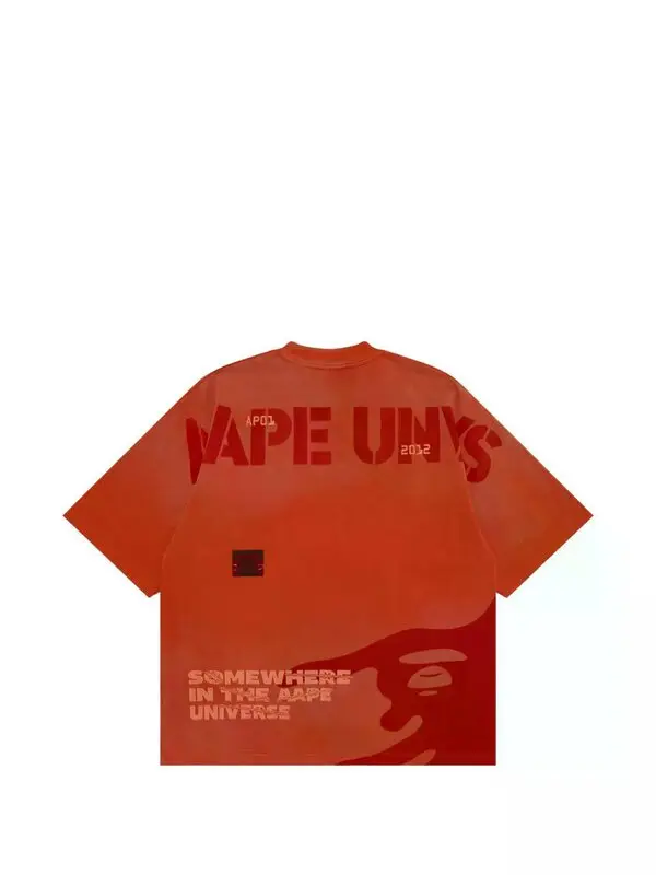 AAPE BY *A BATHING APE Logo-print Cotton T-shirt