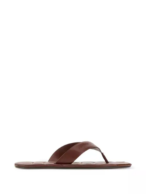 JW Anderson Leaf Quilted Flip-flops