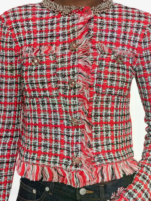 SELF-PORTRAIT Fringe-trim Jacket