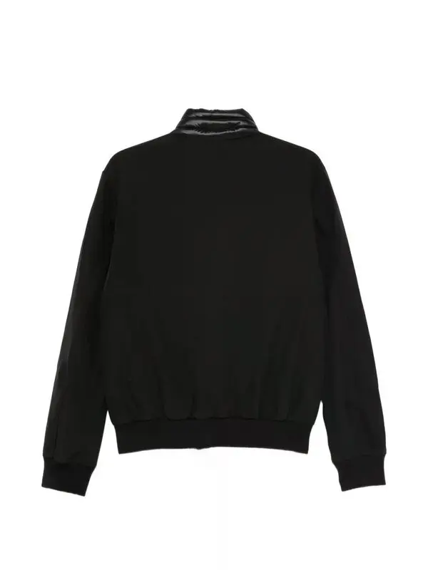 Karl Lagerfeld Quilted Paneled Zip-up Jacket