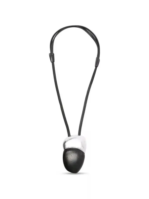 MONIES Aurena Sculptural Pendant Necklace - Black