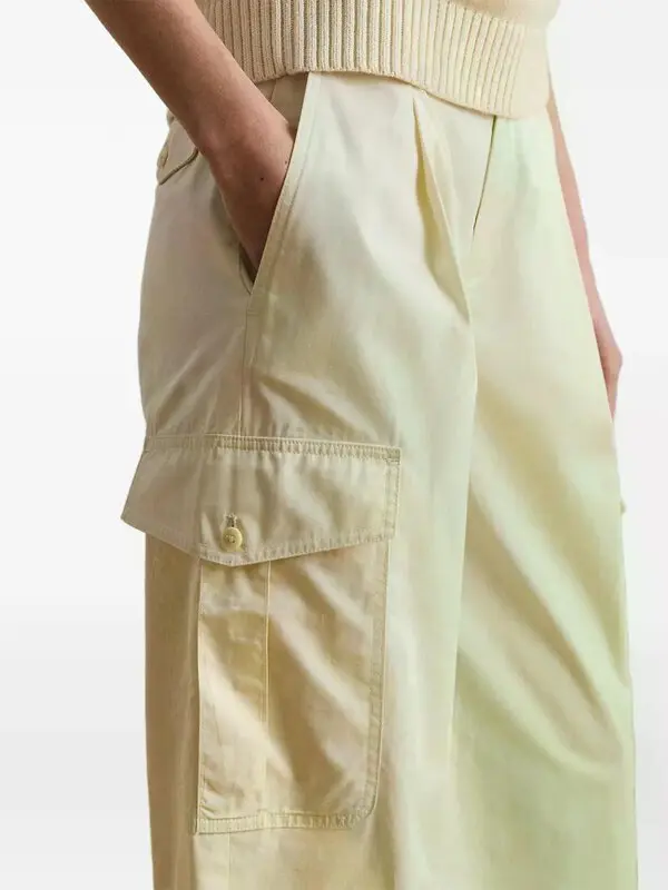 Ralph Lauren Pleated Wide-leg Cargo Pants