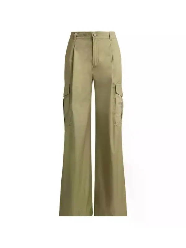 Ralph Lauren Pleated Wide-leg Cargo Pants