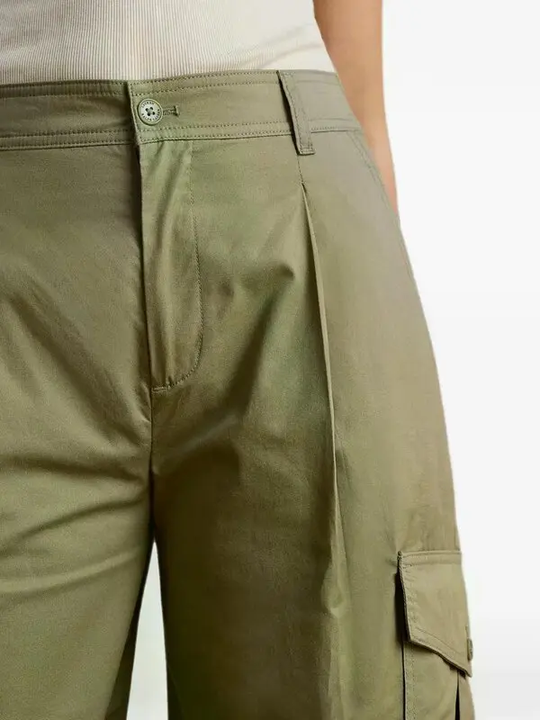 Ralph Lauren Pleated Wide-leg Cargo Pants