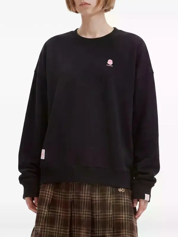 FINGERCROXX Logo-embroidered Top