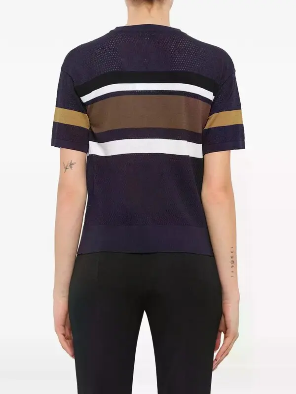 Kenzo Logo-embroidered Striped Sweater