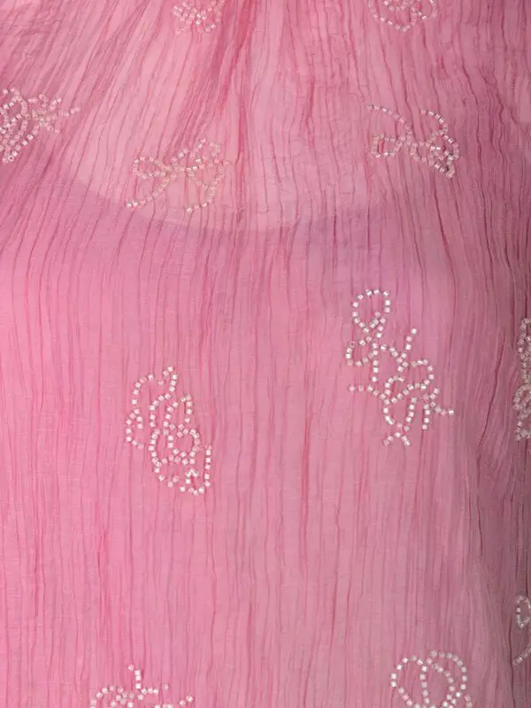 Staud Albee Bead-embellished Mini Dress