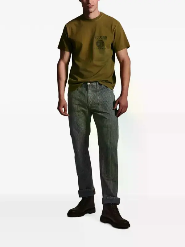 SEVEN Sid Stripe-pattern Carpenter Trousers