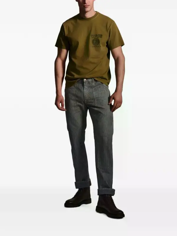 SEVEN Stripe-pattern Carpenter Trousers