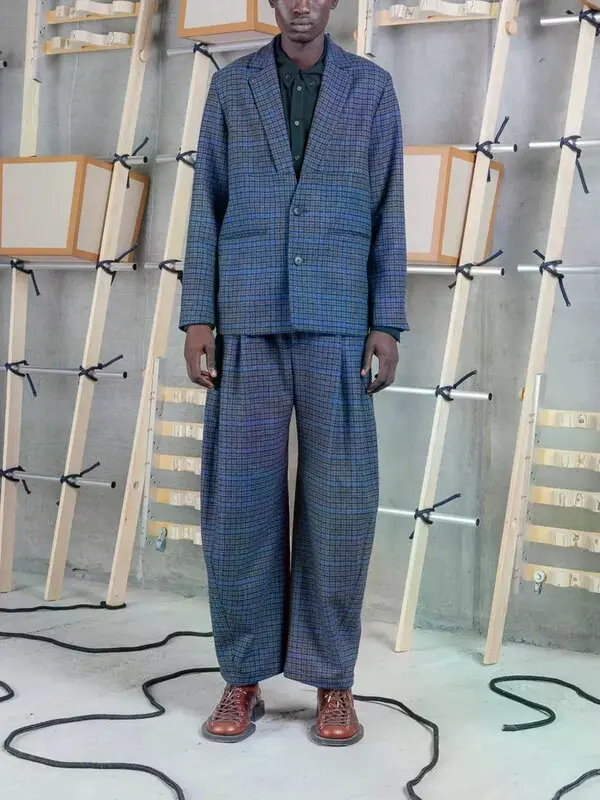 Henrik Vibskov Lonely Check-pattern Blazer