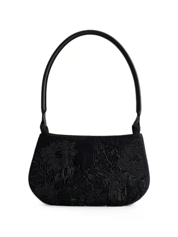 Shanghai Tang Lune Bead-embellished Shoulder Bag