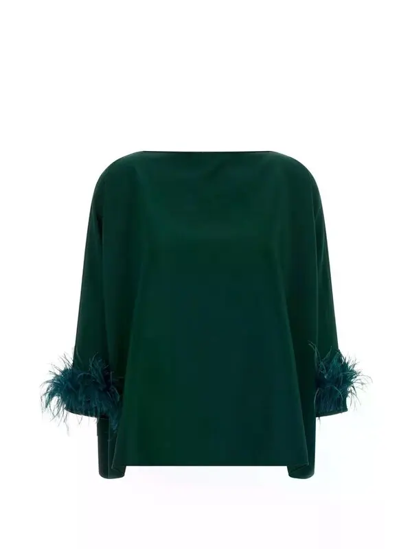 GIANLUCA CAPANNOLO Laura Feather-trim Laura Blouse