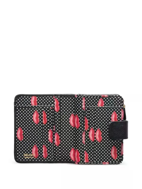 Prada Triangle-logo Leather Wallet