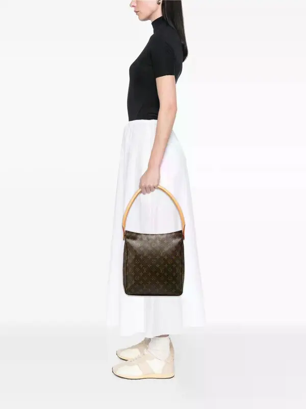 LOUIS VUITTON 2004 Monogram Looping Gm Shoulder Bag