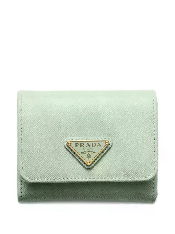 Prada Triangle-logo Leather Wallet