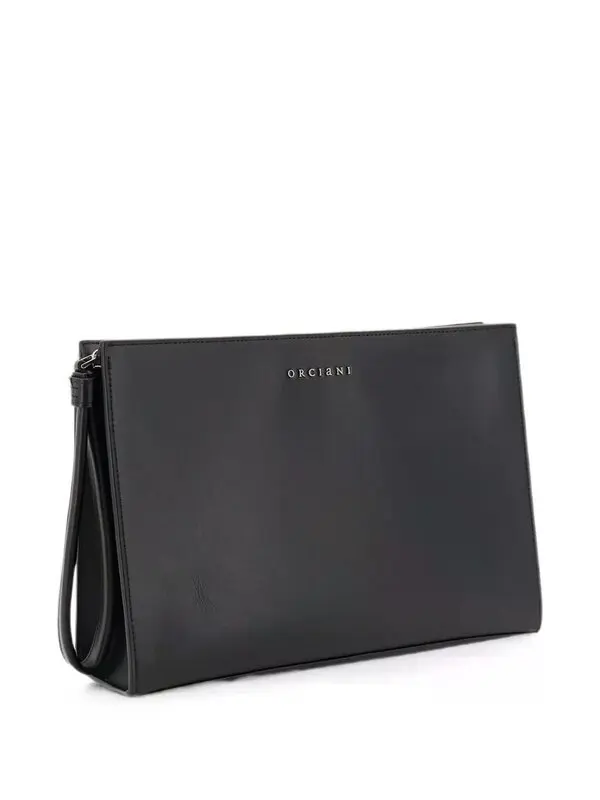 Orciani Leather Clutch Bag