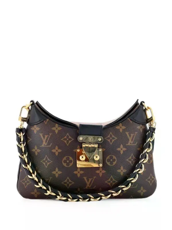 LOUIS VUITTON Twinny Handbag Monogram Canvas And Reverse Monogram Canvas With Leather Shoulder Bag