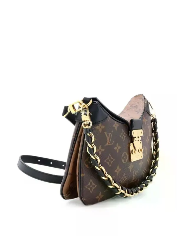 LOUIS VUITTON Twinny Handbag Monogram Canvas And Reverse Monogram Canvas With Leather Shoulder Bag