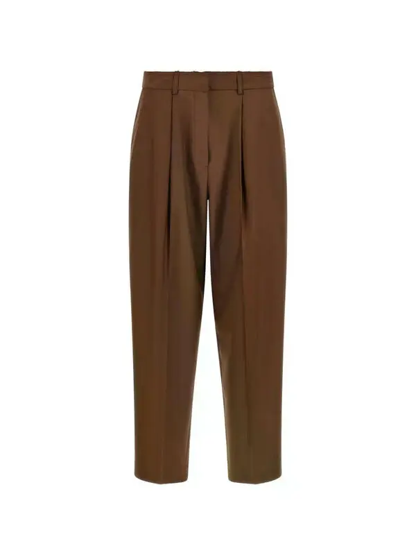GIANLUCA CAPANNOLO Nora Raw-cut Pleated Trousers