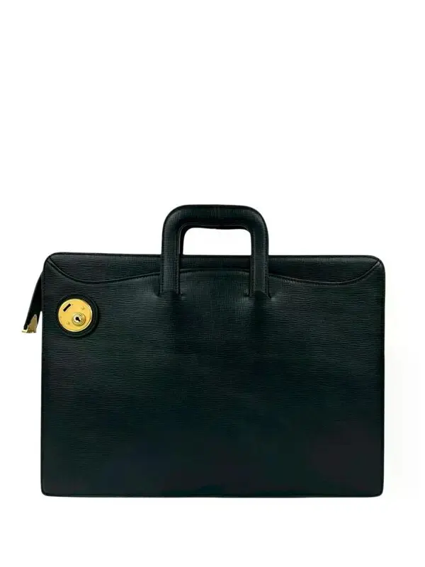 Burberry 20th Century Calf Leather Business Bag
