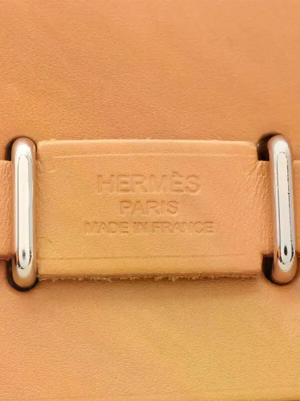 Hermès 2025 Military Toile And Vache Hunter Herbag Zip 20 Crossbody Bag - Brown