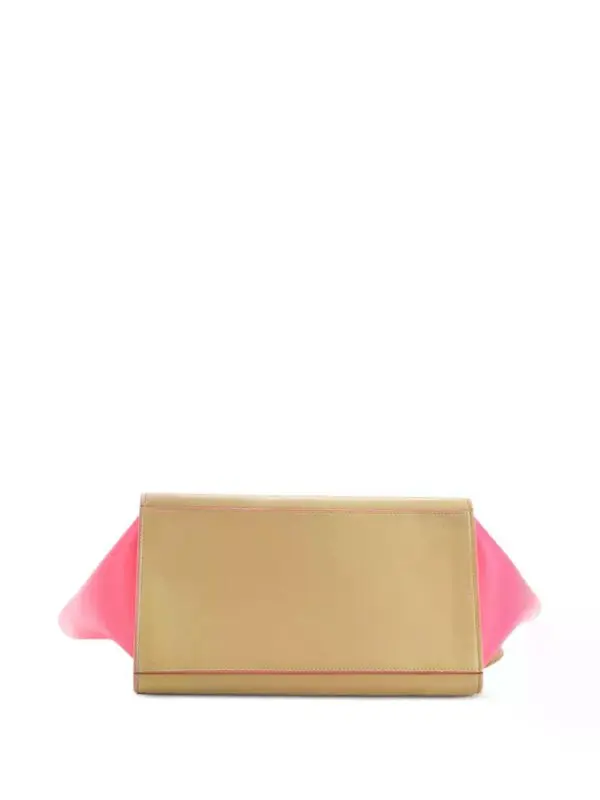 Celine Trapeze Bag Leather Small Satchel - Brown