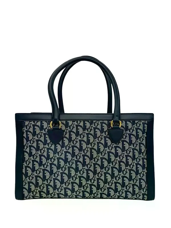 Dior Trotter Canvas Tote Bag - Blue