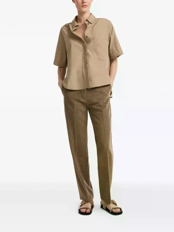 YVES SALOMON Tailored Cashmere Trousers