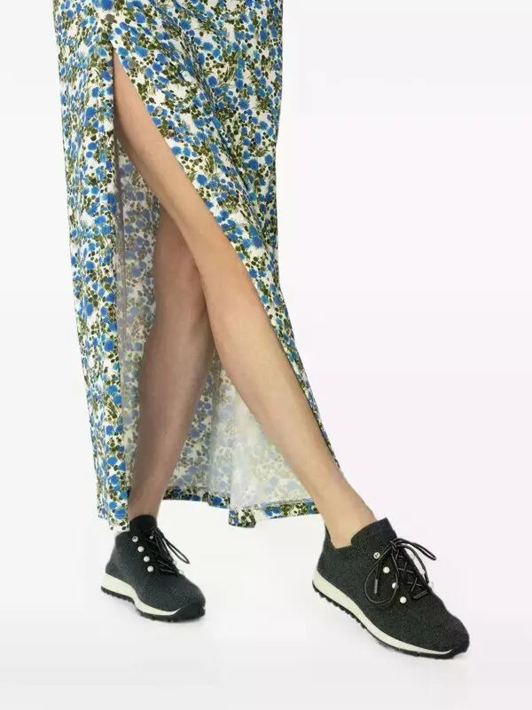 JIMMY CHOO Veles Pearl-embellished Sneakers