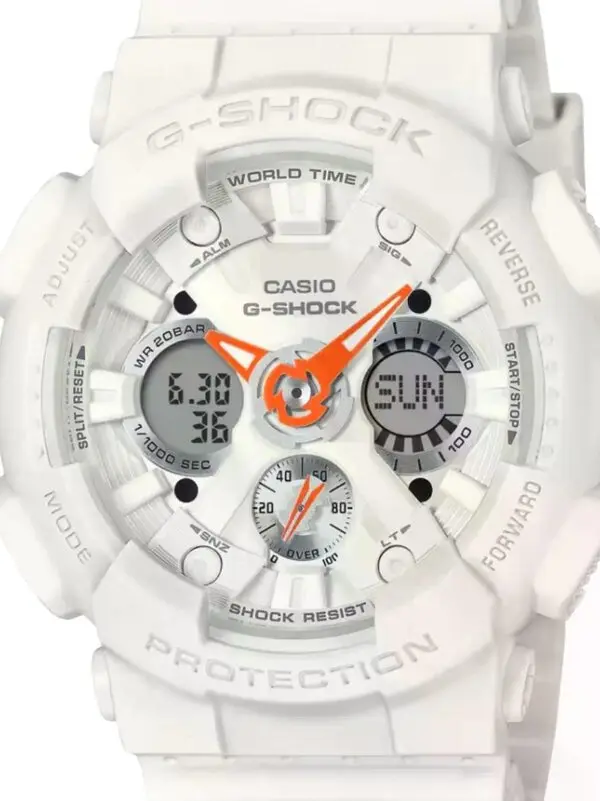 Casio G-shock 49mm Stainless Steel And Resin Watch - White