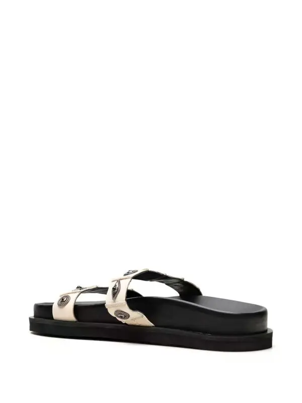 Free People Findings Stud-embellished Leather Sandals