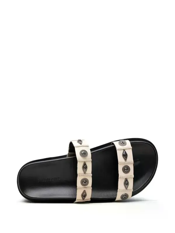 Free People Findings Stud-embellished Leather Sandals