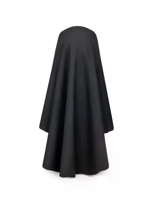 THE ARKOW Theresa Wool Headscarf - Black