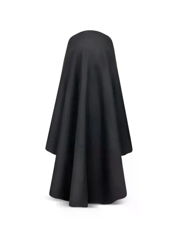 THE ARKOW Theresa Wool Headscarf - Black