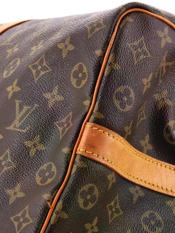 LOUIS VUITTON Keepall Bandouliere Monogram Canvas 50 Travel Bag - Brown
