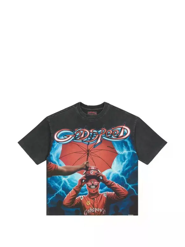 GODSPEED Graphic-print T-shirt - Black