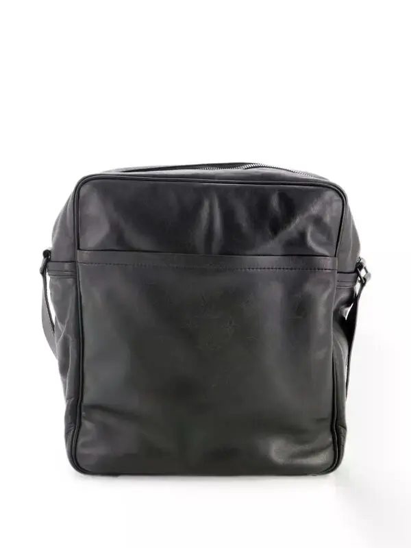 LOUIS VUITTON Clarkson Messenger Bag Monogram Shadow Leather Crossbody Bag