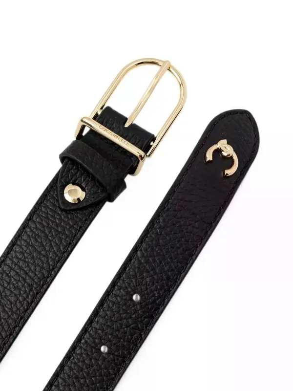 COCCINELLE Logo-plaque Pebbled Belt
