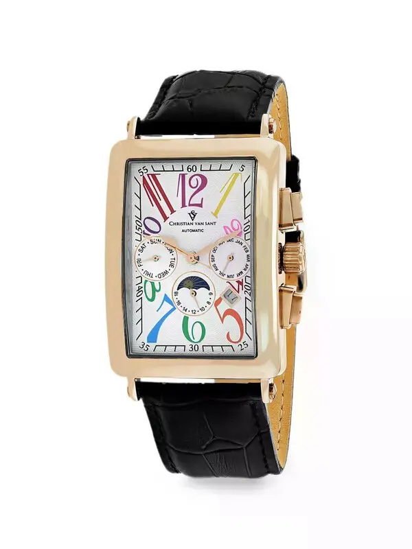 CHRISTIAN VAN SANT Prodigy Rectangle Watch - White